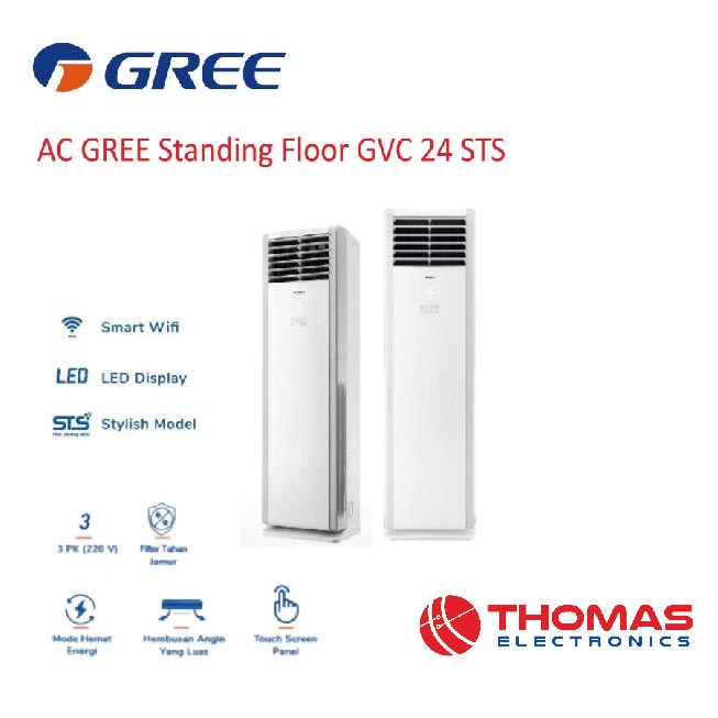 Jual AC GREE Standing Floor 3 PK GVC 24 STS GARANSI RESMI | Shopee ...