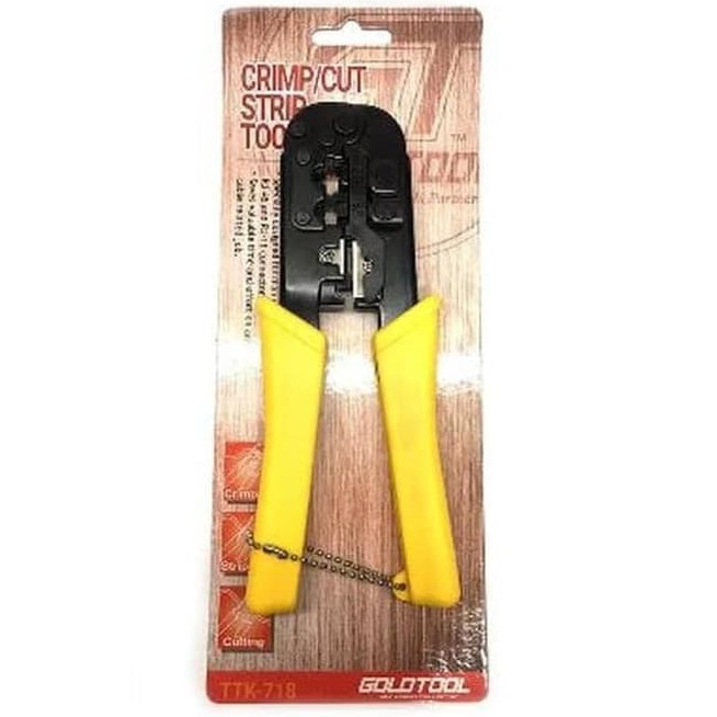 Jual Share: Favorit (1) GoldTool Tang Crimping Tool TTK-718 - Kuning ...