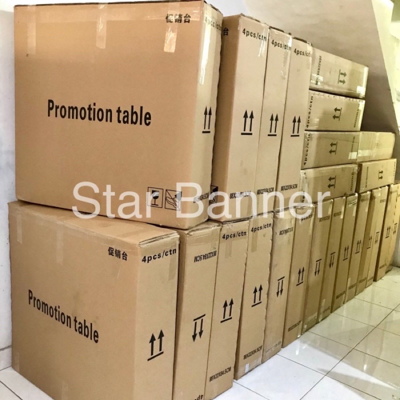 Jual Event Desk Hitam - Meja Jualan - Meja Promosi - Meja Pameran ...
