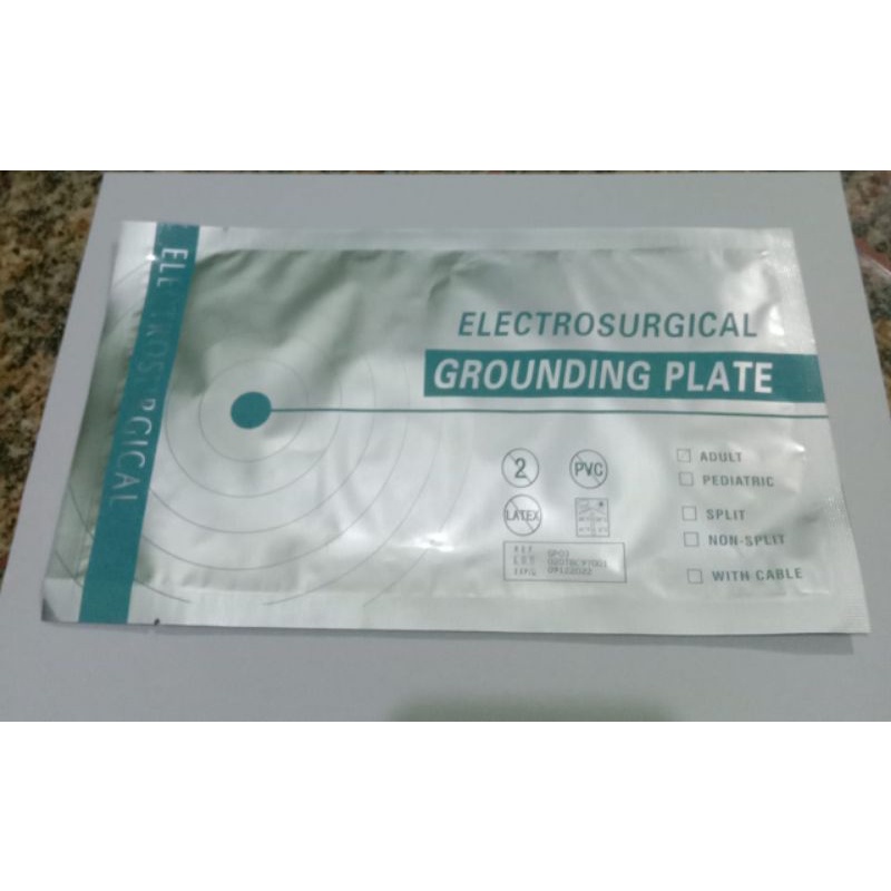 Jual Electrosurgical Grounding Plate Tampa Kabel (monopolar) | Shopee ...