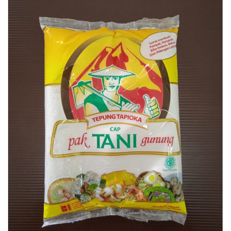 Jual TEPUNG TAPIOKA PAK TANI/SAGU TANI KUNING 500G | Shopee Indonesia