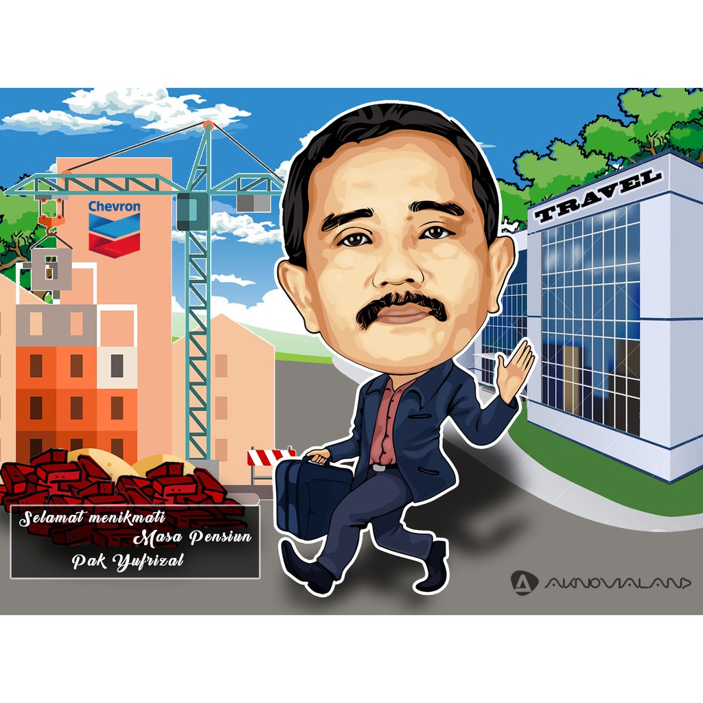 Jual Farewell Caricature / Karikatur Perpisahan | Shopee Indonesia