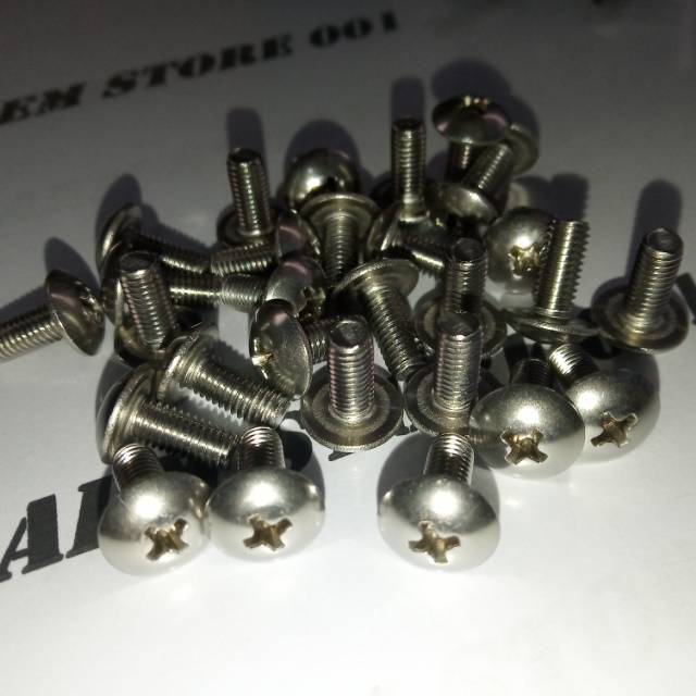 Jual Baut JT M5 X 12 (1.2cm) stainless 304 | Shopee Indonesia