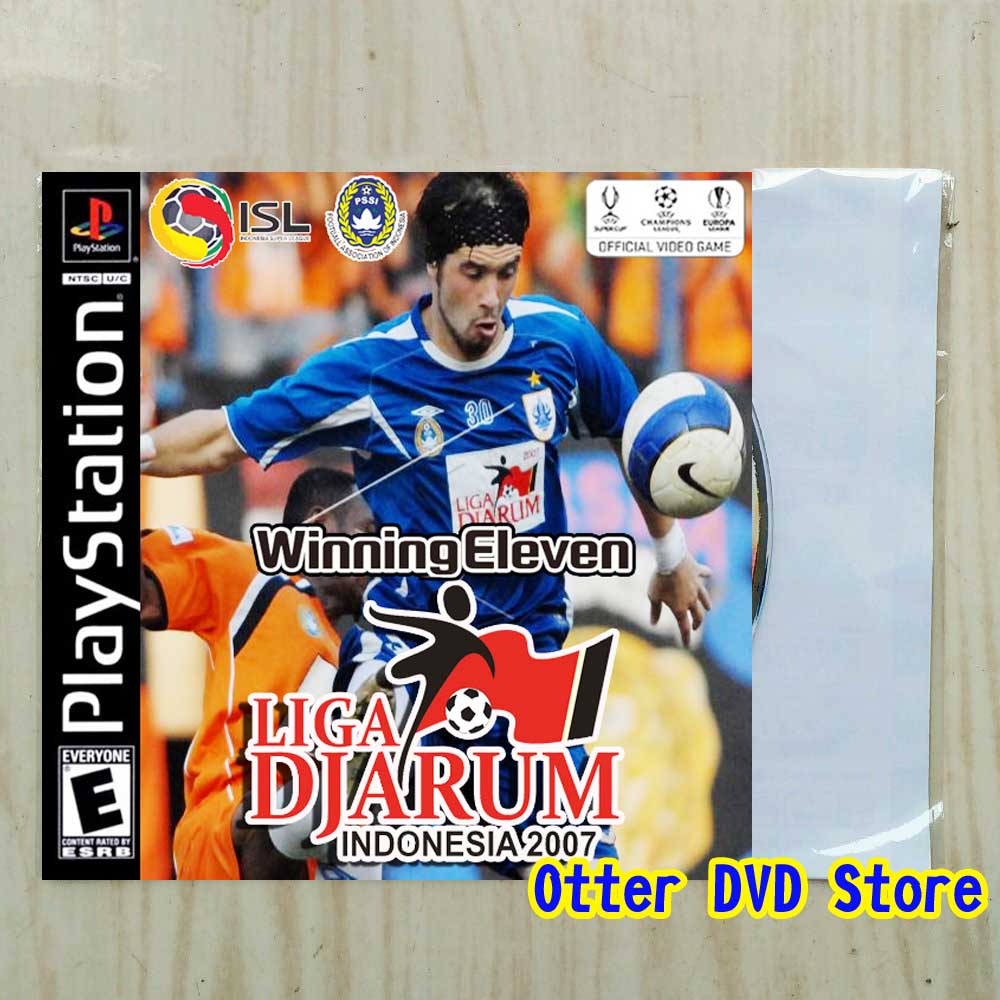 Jual Kaset CD Game Ps1 Ps 1 Winning Eleven Liga Djarum Indonesia 2007 ...
