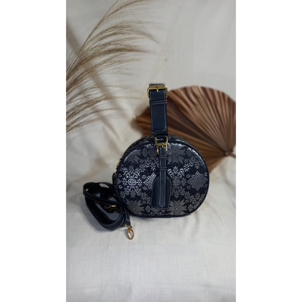 Jual Tino Songket - Tas Songket Palembang Hitam D | Shopee Indonesia