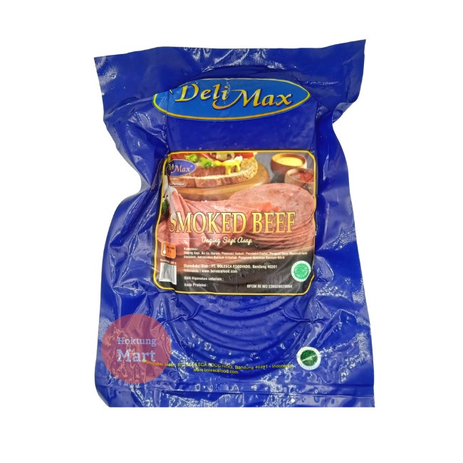 Jual Delimax Smoked Beef Daging Sapi Asap isi 500gr | Shopee Indonesia