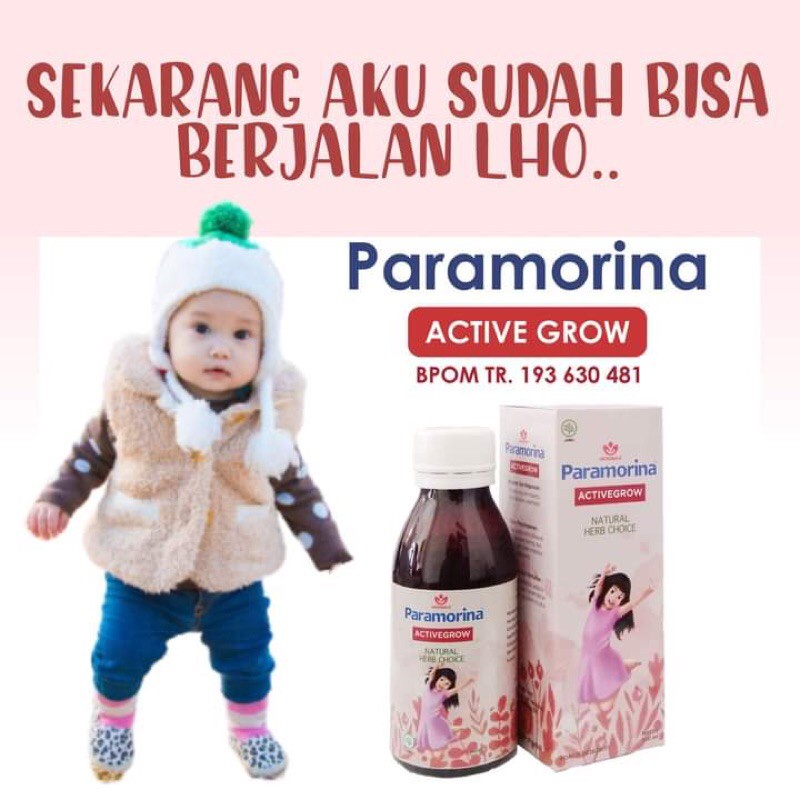 Jual Paramorina Terlambat Jalan Active Grow, Madu Daya Tahan Tubuh Anak ...