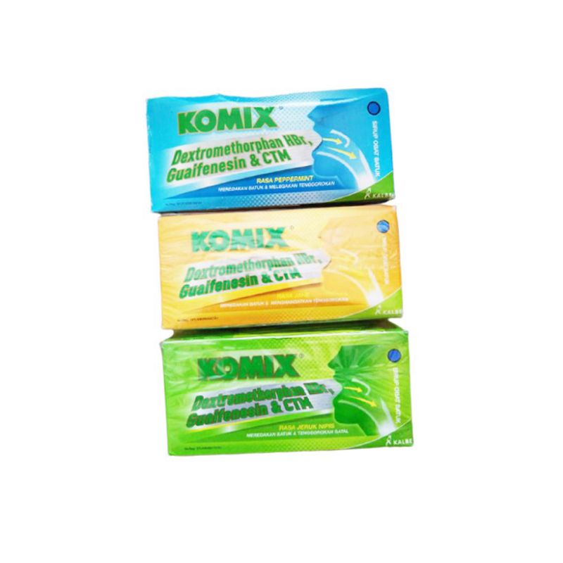 Jual KOMIX ALL VARIANT / Obat Batuk Cair / Melegakan Tenggorokan ...