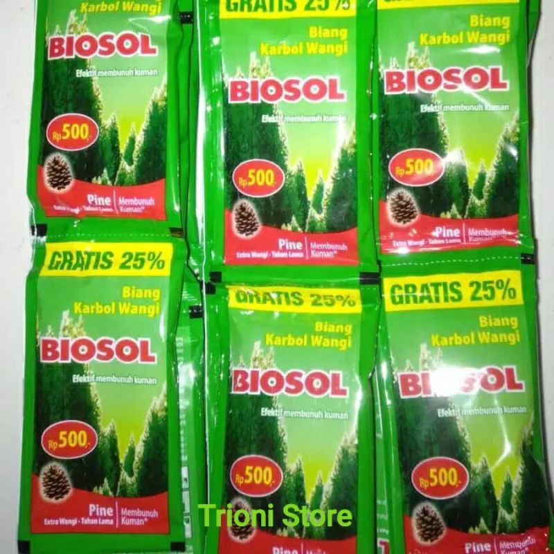 Jual BIOSOL KARBOL 12 SACHET 20ML+5ML | Shopee Indonesia