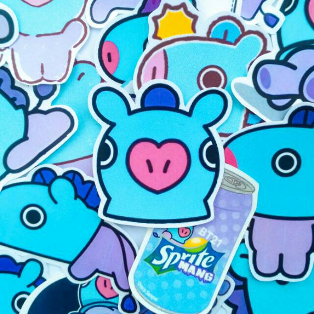 Jual Mang BT21 Removable Sticker Pack include 18 pcs | Shopee Indonesia