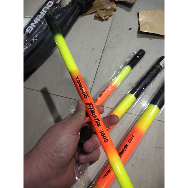 Jual tegeg joran tornado fiesta bahan fiber ruas tertutup 58cm 630 cm ...