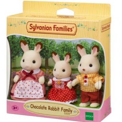 Jual Mainan Koleksi Sylvanian Families Chocolate Rabbit Family 3 Figure ...