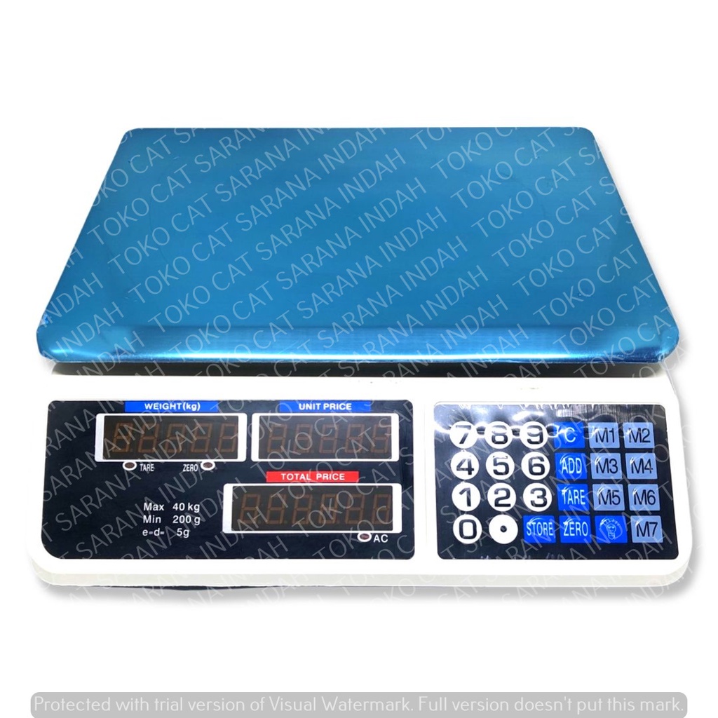 Jual TIMBANGAN DIGITAL 40KG - DIGITAL PRICING SCALE DOUBLE DISPLAY MAKS ...