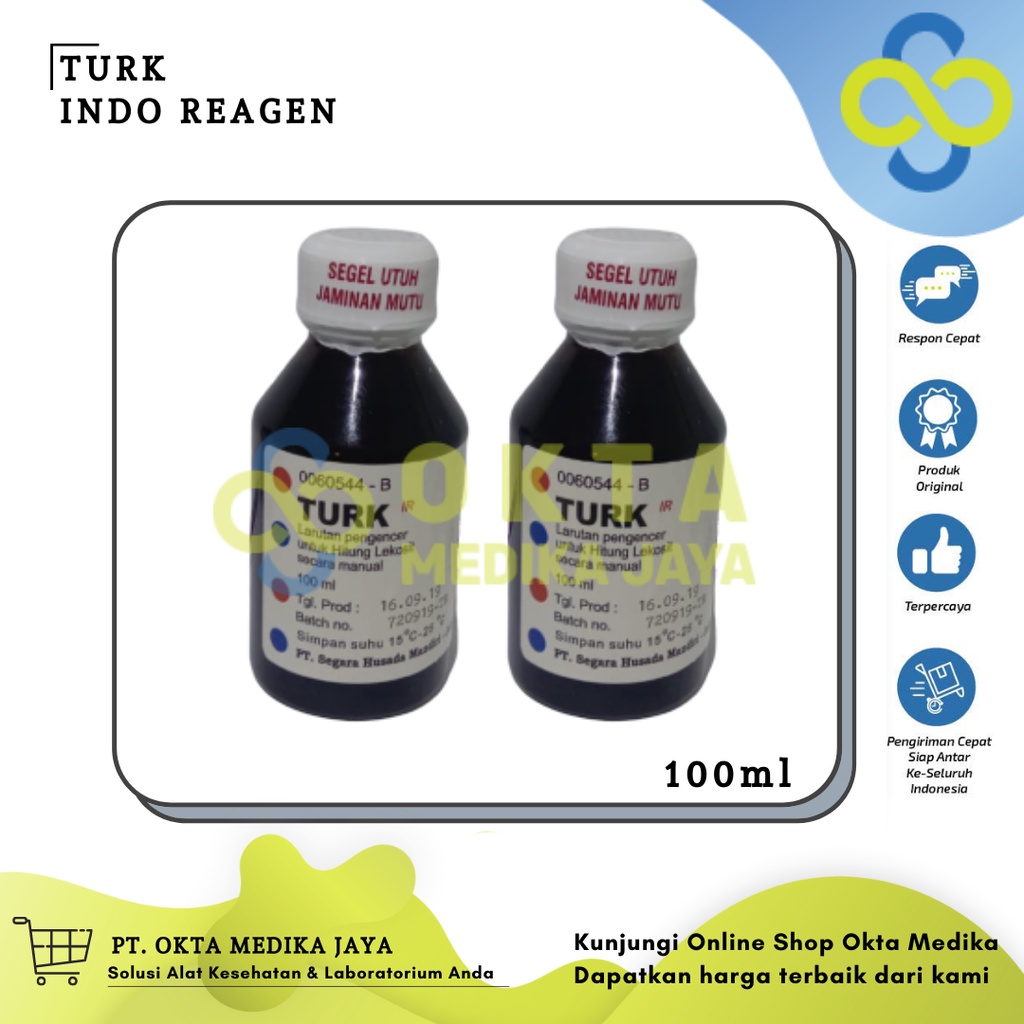 Jual LARUTAN TURK 100ML - INDO REAGEN | Shopee Indonesia