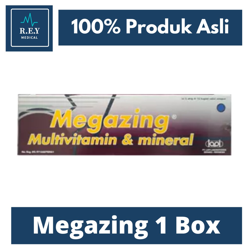 Jual Megazing Multivitamin Mineral 1 Box | Shopee Indonesia