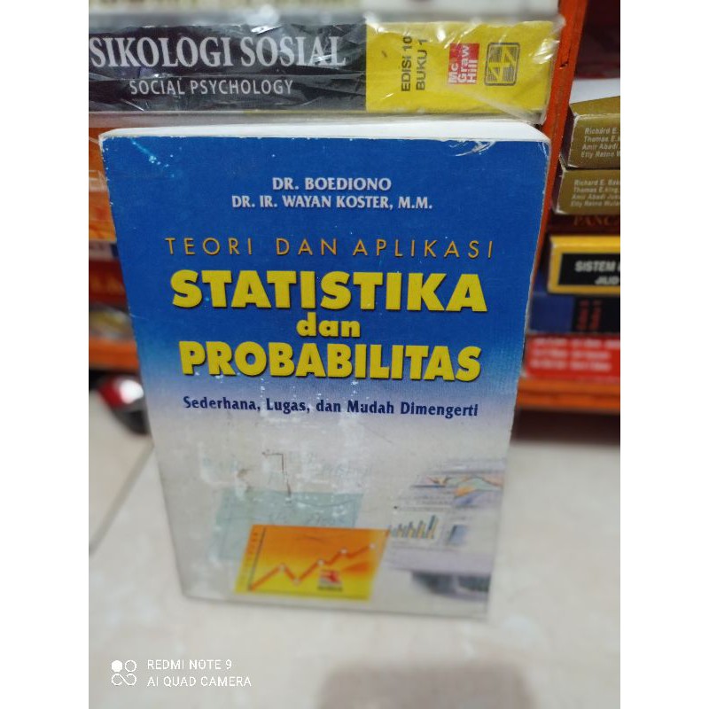 Jual Statistika dan Probabilitas by Boediono | Shopee Indonesia