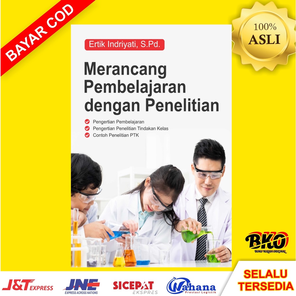 Jual Buku Merancang Pembelajaran Dengan Penelitian Ertik Indriyati 2021 ...