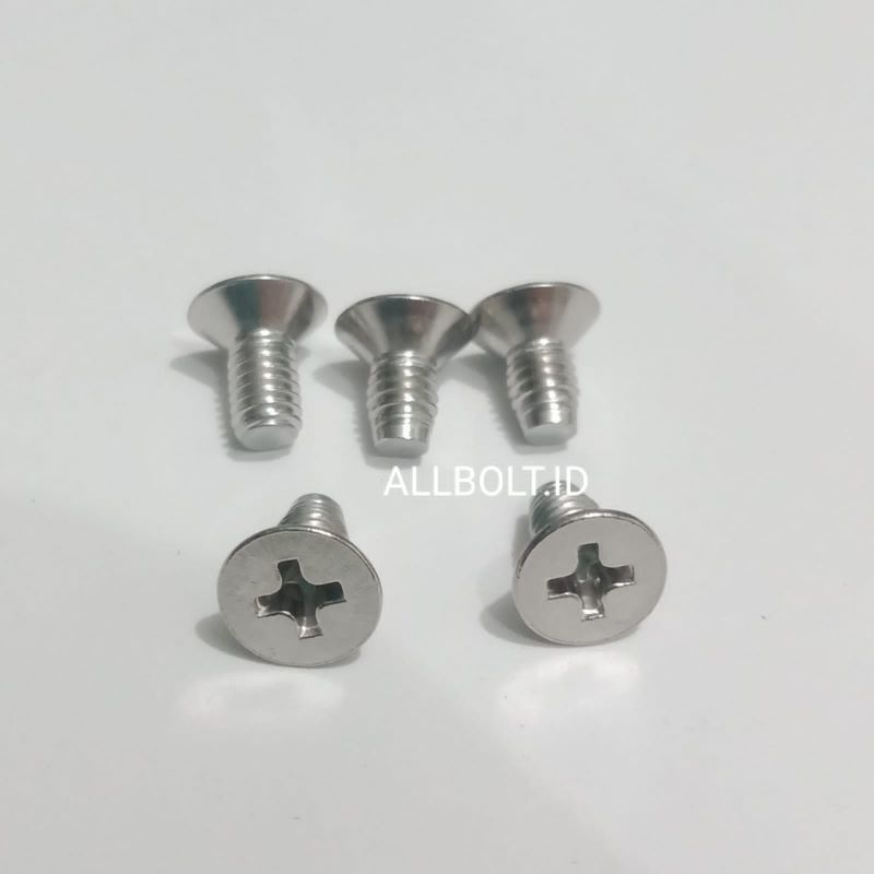 Jual Baut JF stainless baut 7/4mm x 6mm (5biji) | Shopee Indonesia