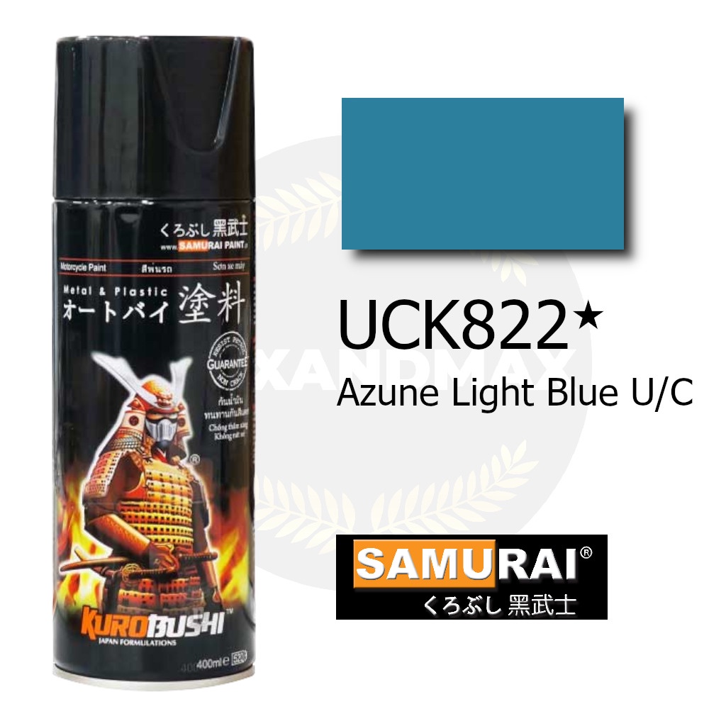 Jual Samurai Paint Azune Light Blue U/C UCK822 400 ml - Cat Semprot ...