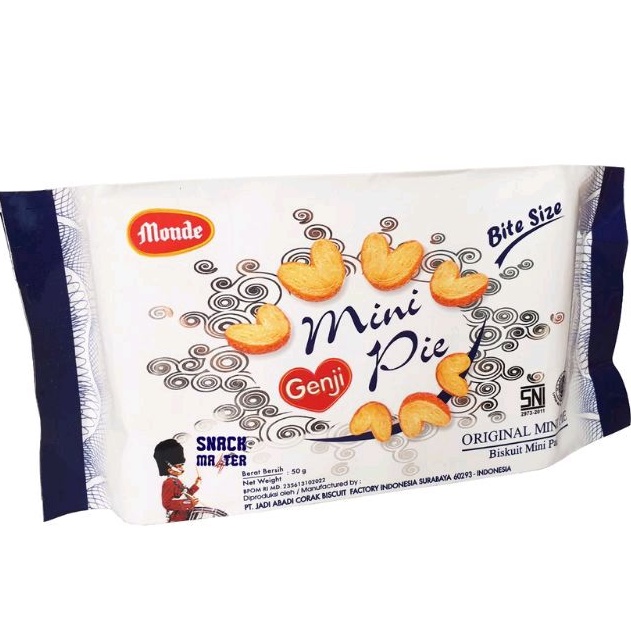 Jual MONDE MINI PIE 50 GR/BISKUIT MONDE MINI | Shopee Indonesia