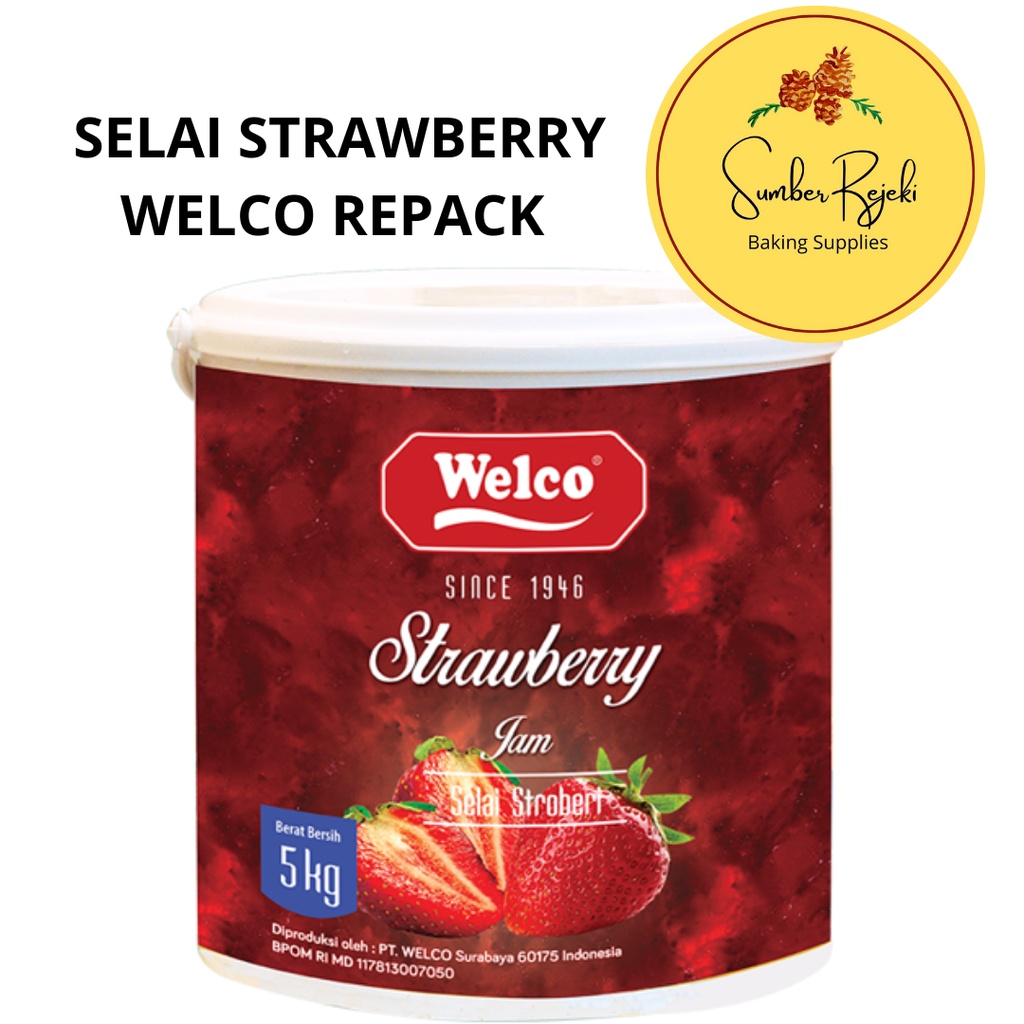 Jual Selai Strawberry | Stroberi Welco 250 GR | Shopee Indonesia