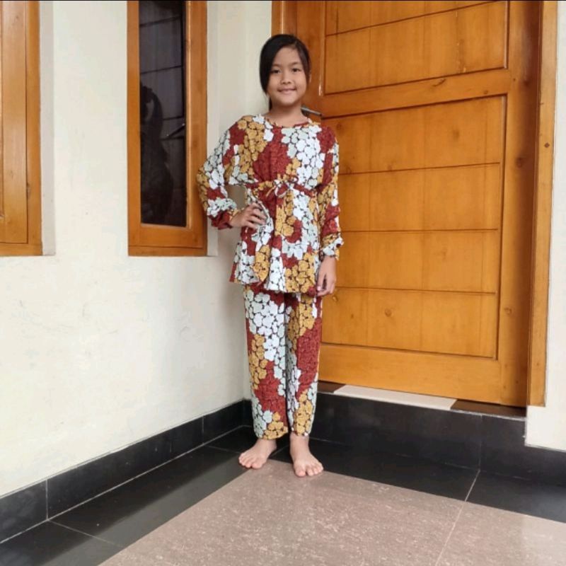 Jual Setelan-Setcel RAYON 8-12 Th/Setelan Anak Perempuan/OneSet/SetCel ...