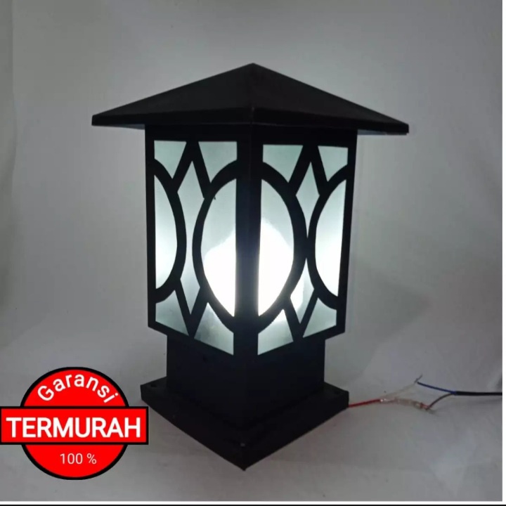 Jual Lampu Pilar Pagar Lampu Hias Taman PL05 -Teras Depan Rumah ...