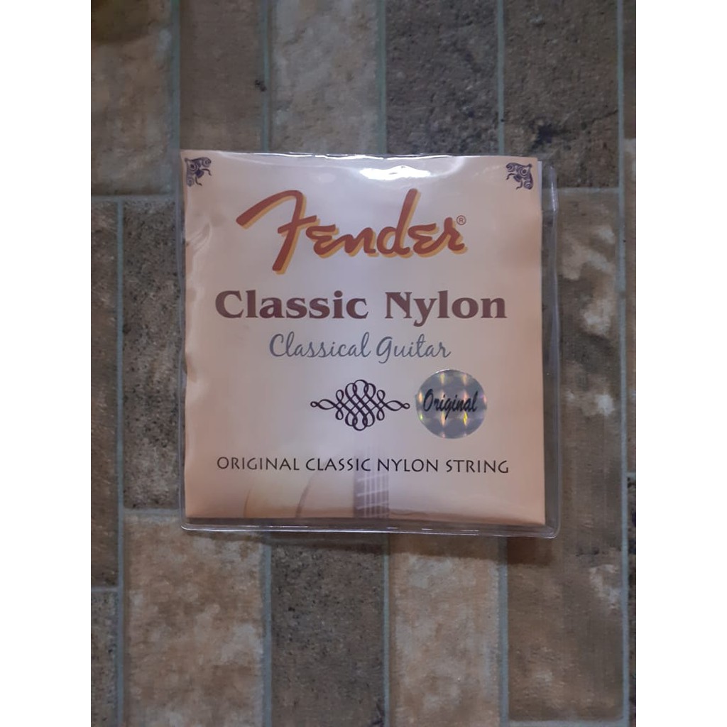 Jual senar gitar fender ori nylon classic klasik 1set | Shopee Indonesia