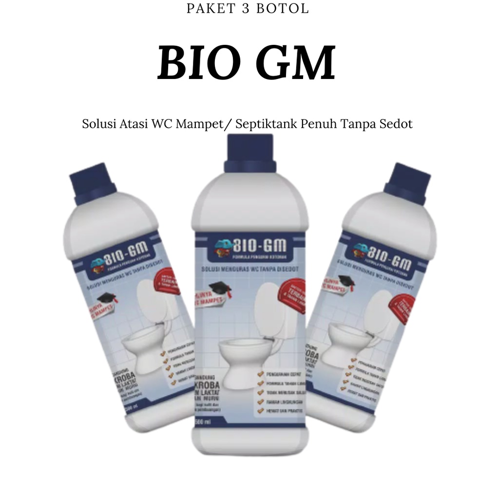 Jual Obat wc mampet/ obat wc buntu / obat septiktank penuh BIO GM ...