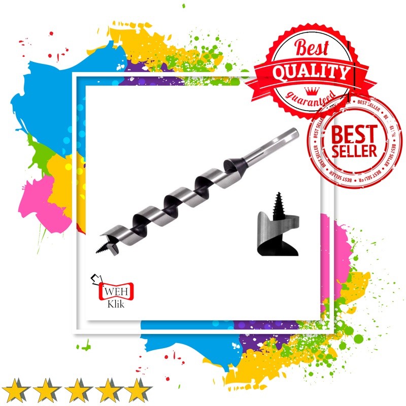 Jual MATA BOR KAYU AUGER Spiral kayu Flute 13mm x 23 cm | Shopee Indonesia