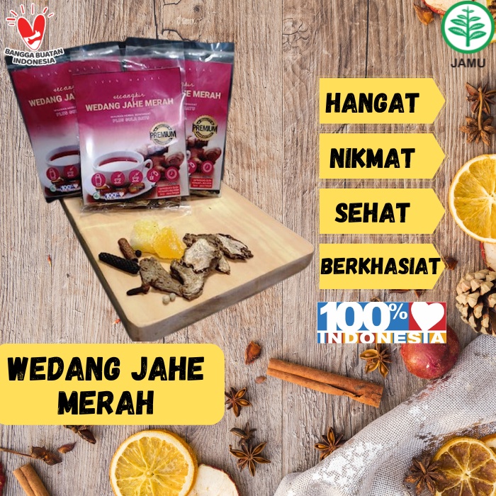 Jual WEDANG JAHE MERAH / TEH JAHE MERAH - LENGKAP DENGAN GULA BATU ...