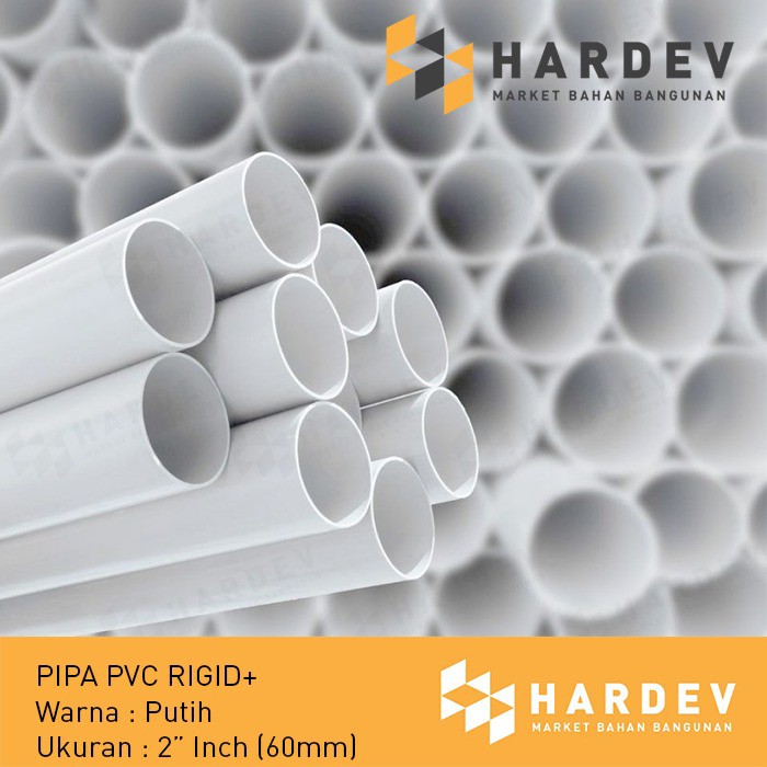 Jual PIPA PVC / PRALON AW 2 inch PUTIH MERK RIGID | Shopee Indonesia