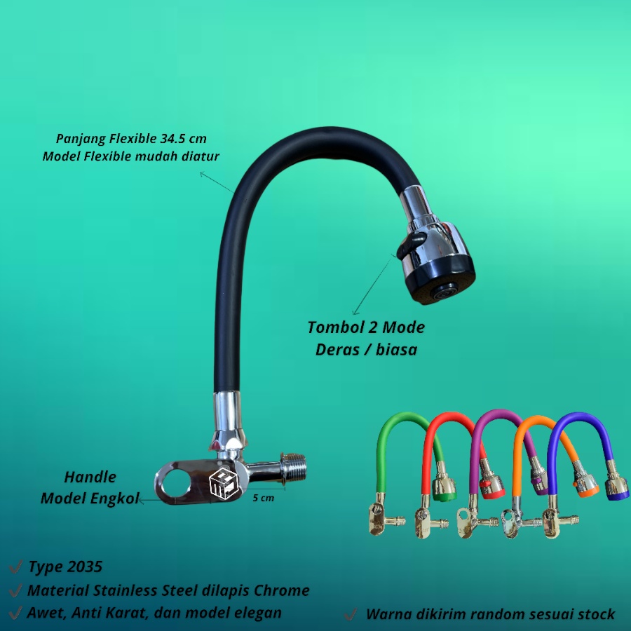 Jual kran flexible warna engkol Kran Cuci Piring Kran Wastafel Kran ...