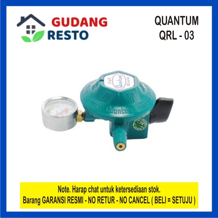 Jual Regulator QUANTUM Gas Kepala LPG QRL 03 / QRL 23 / QRL03 / QRL23 ...