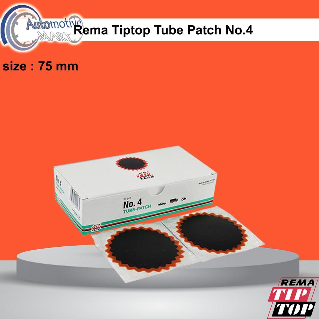 Jual Rema TipTop Tube Patch Nomor 4 Karet Koyok Tambal Ban TipTop ...