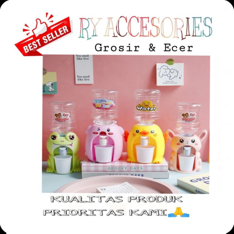 Jual RY - Dispenser Air Galon Mini Anak Karakter Lucu / Dispenser Minu ...