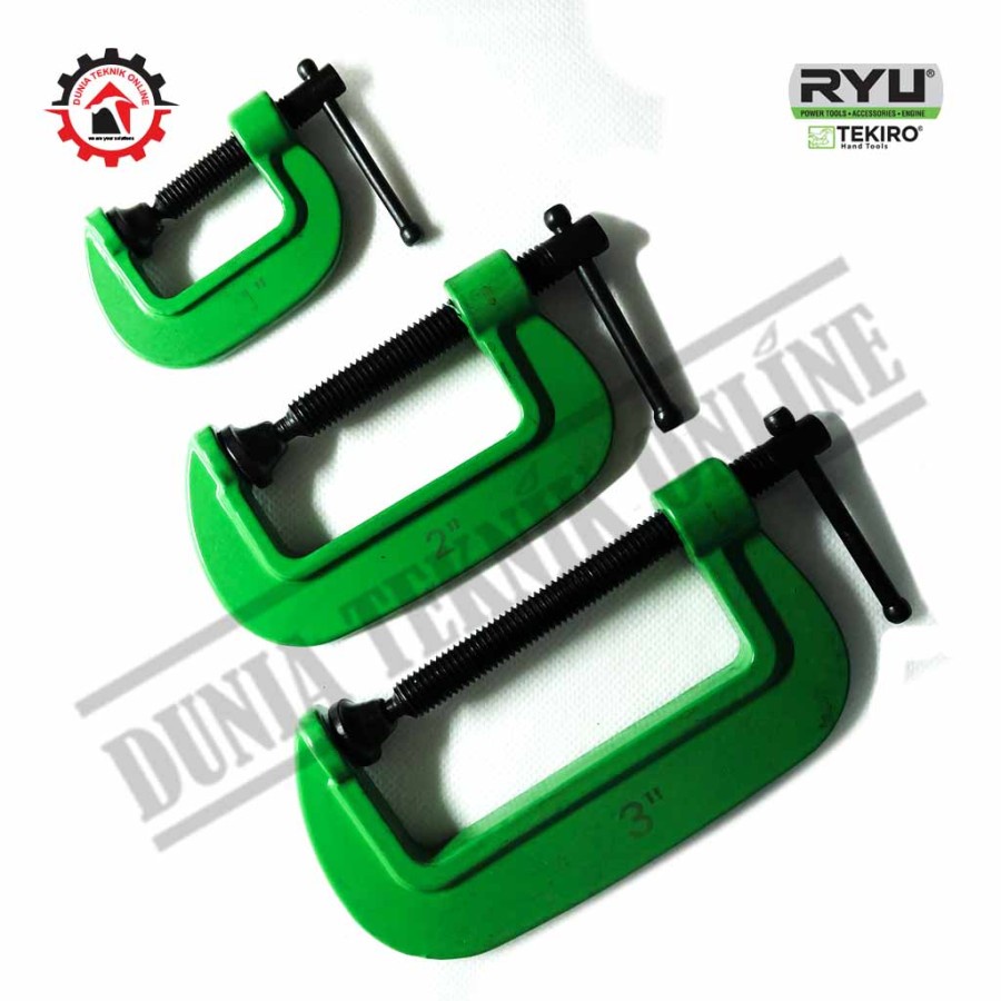 Jual Klem C TEKIRO 1" 2" 3" / Clamp C / Klem C Set TEKIRO | Shopee ...