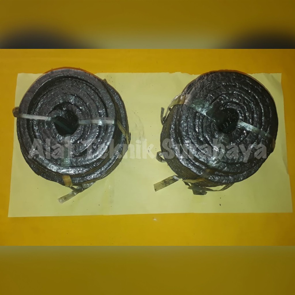 Jual 5 KG RAMES PACKING HITAM 1/4" 5/16" 3/8" 1/2" 5/8" 1" INCH ROLL ...