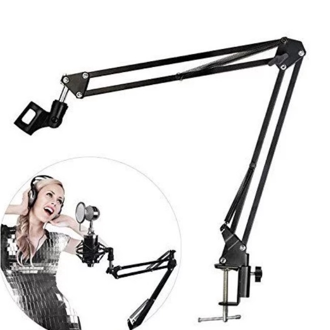Jual STAND HOLDER MICROPHONE CONDENSER MIC MIKROFON KONDENSER STUDIO ...