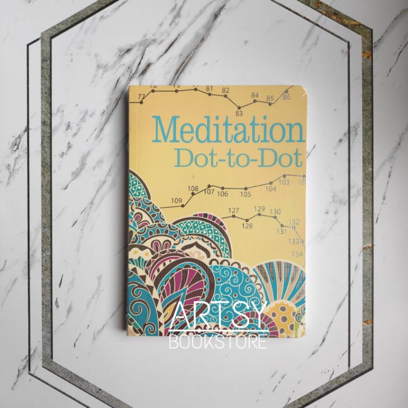 Jual MEDITATION DOT TO DOT - Adult Colouring Book IMPORT | Shopee Indonesia