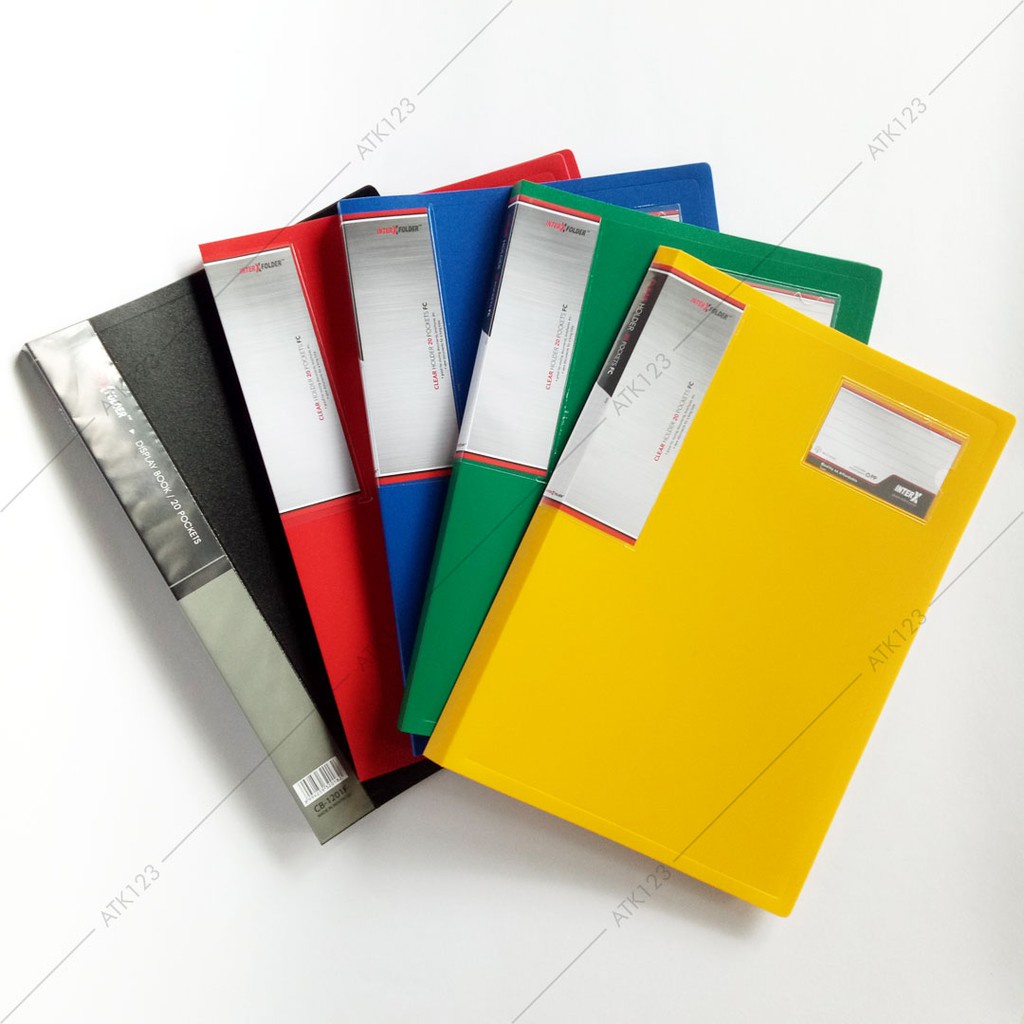 Jual Clear Holder 20 lembar Folio / F4 Folder One / Map INTER X ...