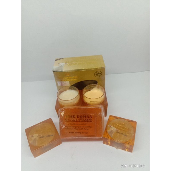 Jual PAKET CREAM SUSU DOMBA HOLOGRAM ORIGINAL 15 gram// CSD Gold Cream ...