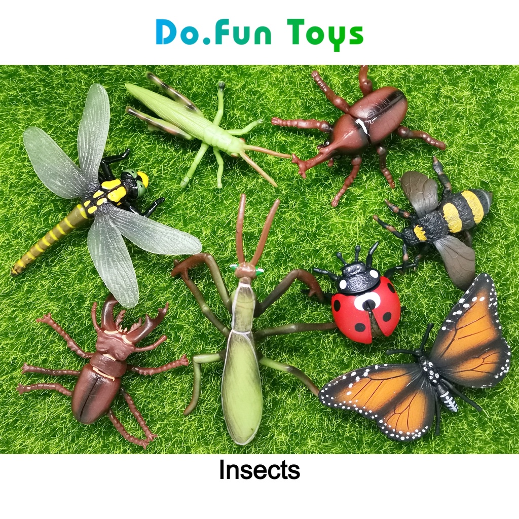 Jual Animal Figurine | INSECTS / Mainan Miniatur Binatang Serangga ...