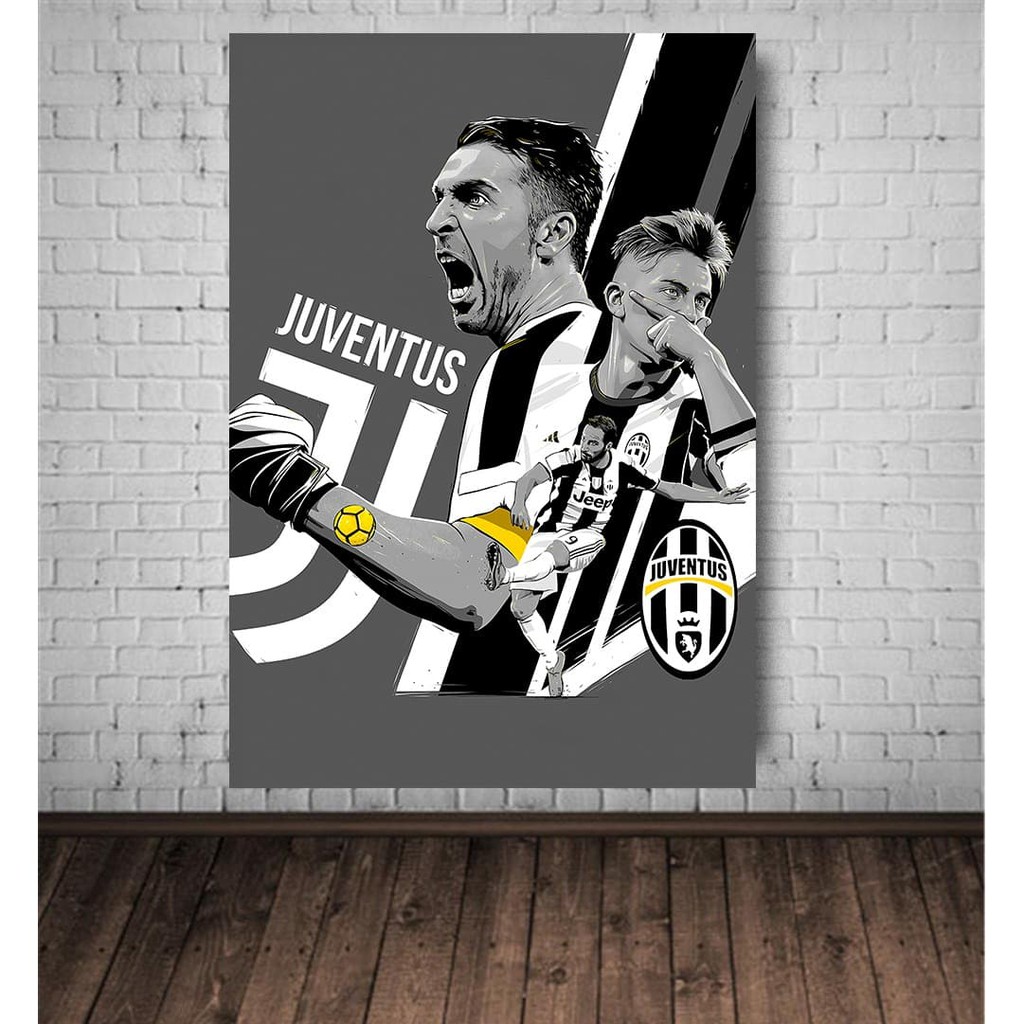Jual poster JUVENTUS Poster TIM 16-17 poster frame bola A3 (30x43cm ...