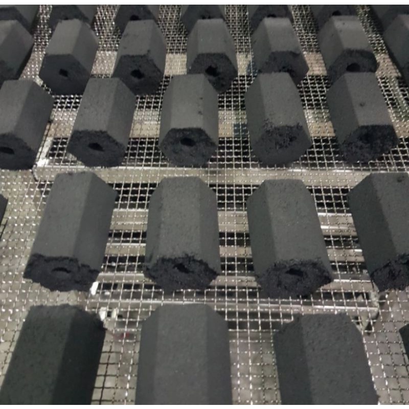 Jual ARANG BRIKET KAYU HALABAN HEXAGONAL PREMIUM BBQ CAHRCOAL EXPORT ...