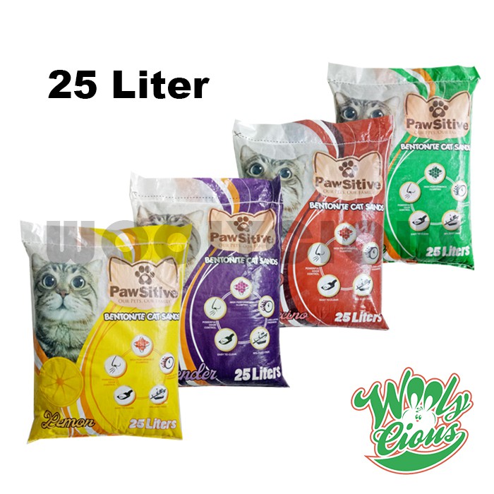 Jual Pasir Kucing Pawsitive Cat Litter 25 Liter Pasir Gumpal Wangi ...