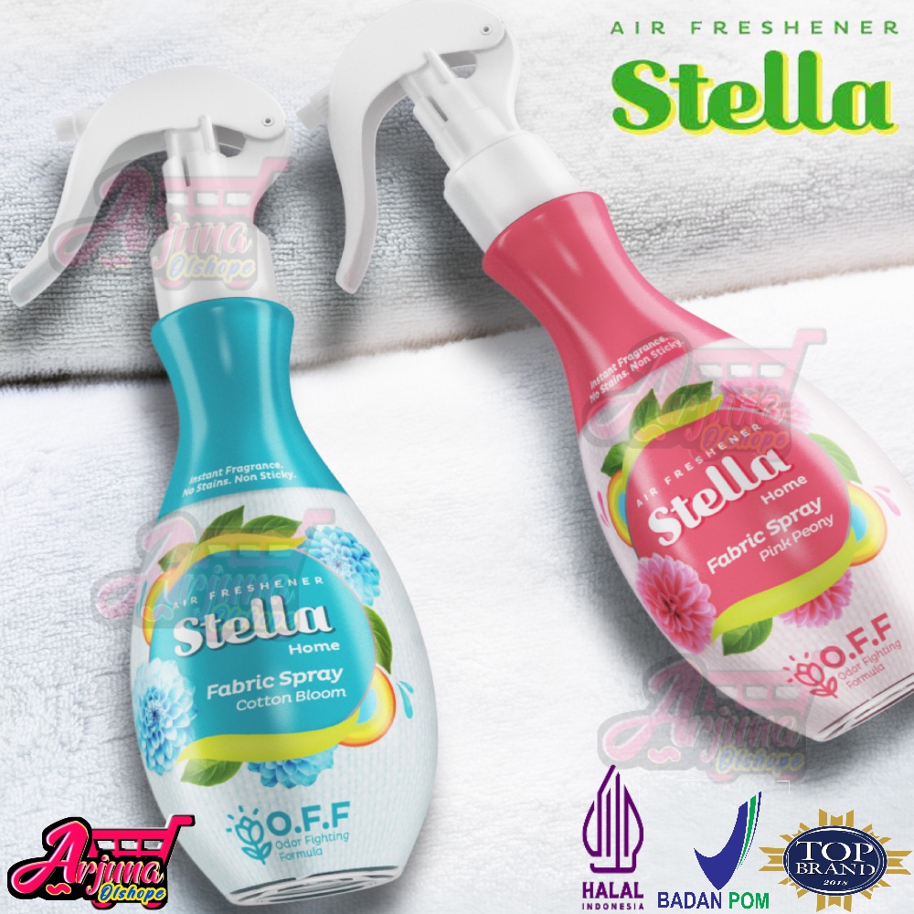 Jual Stella home Fabric Spray 200+45ML Pink Peony & Cotton Bloom ...