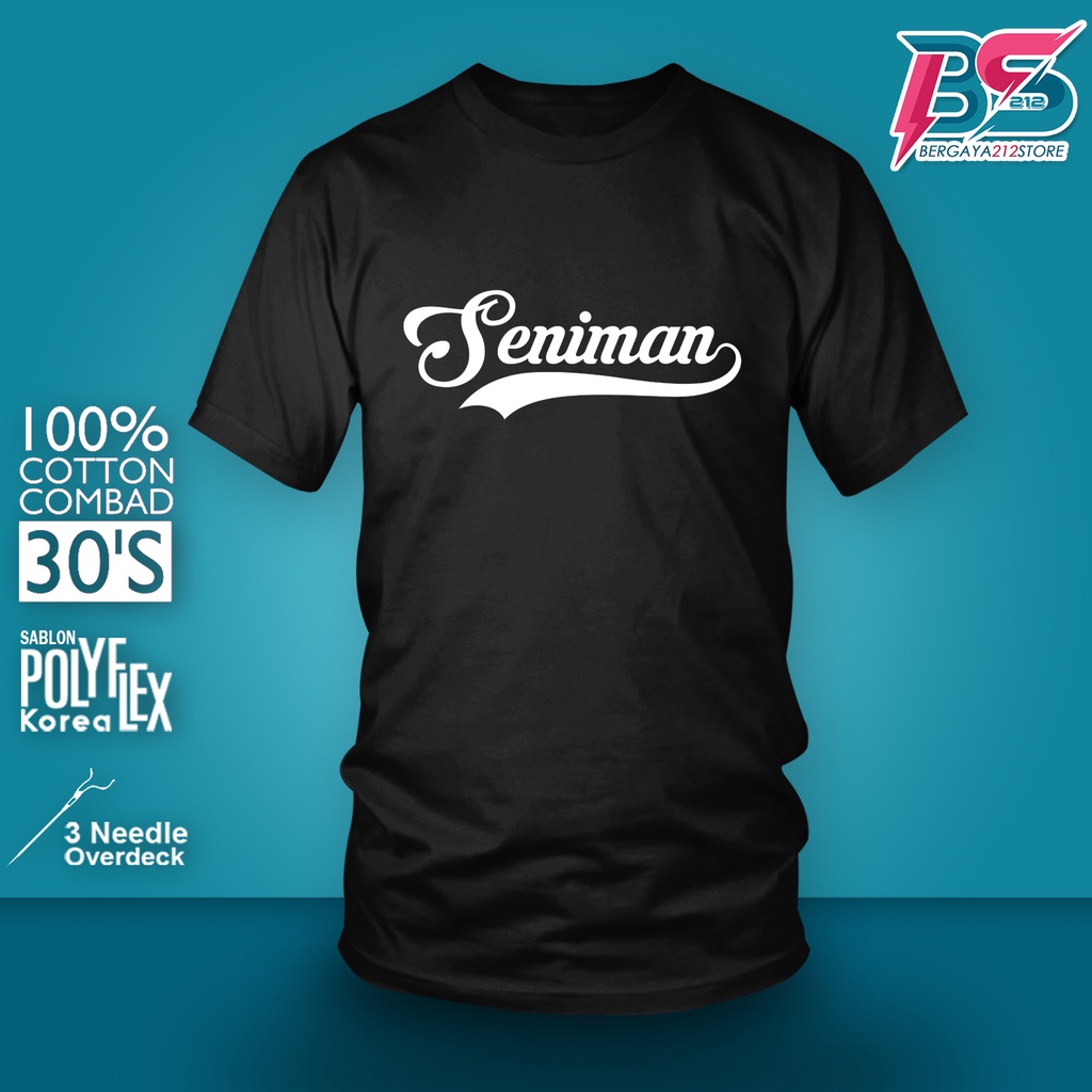 Jual Baju Kaos Distro SENIMAN Cotton Combed / Kaos Unisex T SHIRT ...