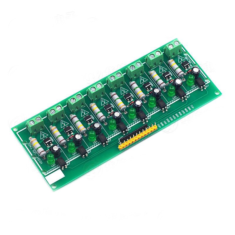 Jual Module optocoupler 8 way AC 220V can be connected to PLC (3125 ...