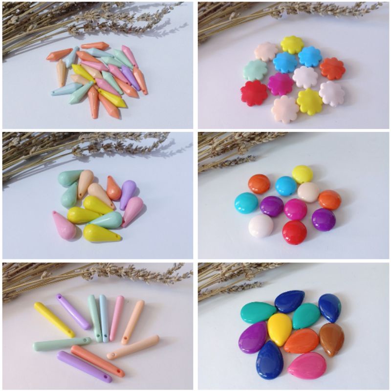 Jual ANEKA MANIK MANIK WARNA RANDOM PER 25 SAMPAI 30 GRAM | Shopee ...